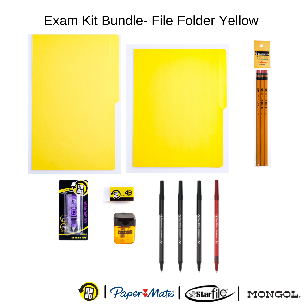 Mongol + Starfile Exam Kit Bundle (Royal/Kraft/Deep Color File Folder ...