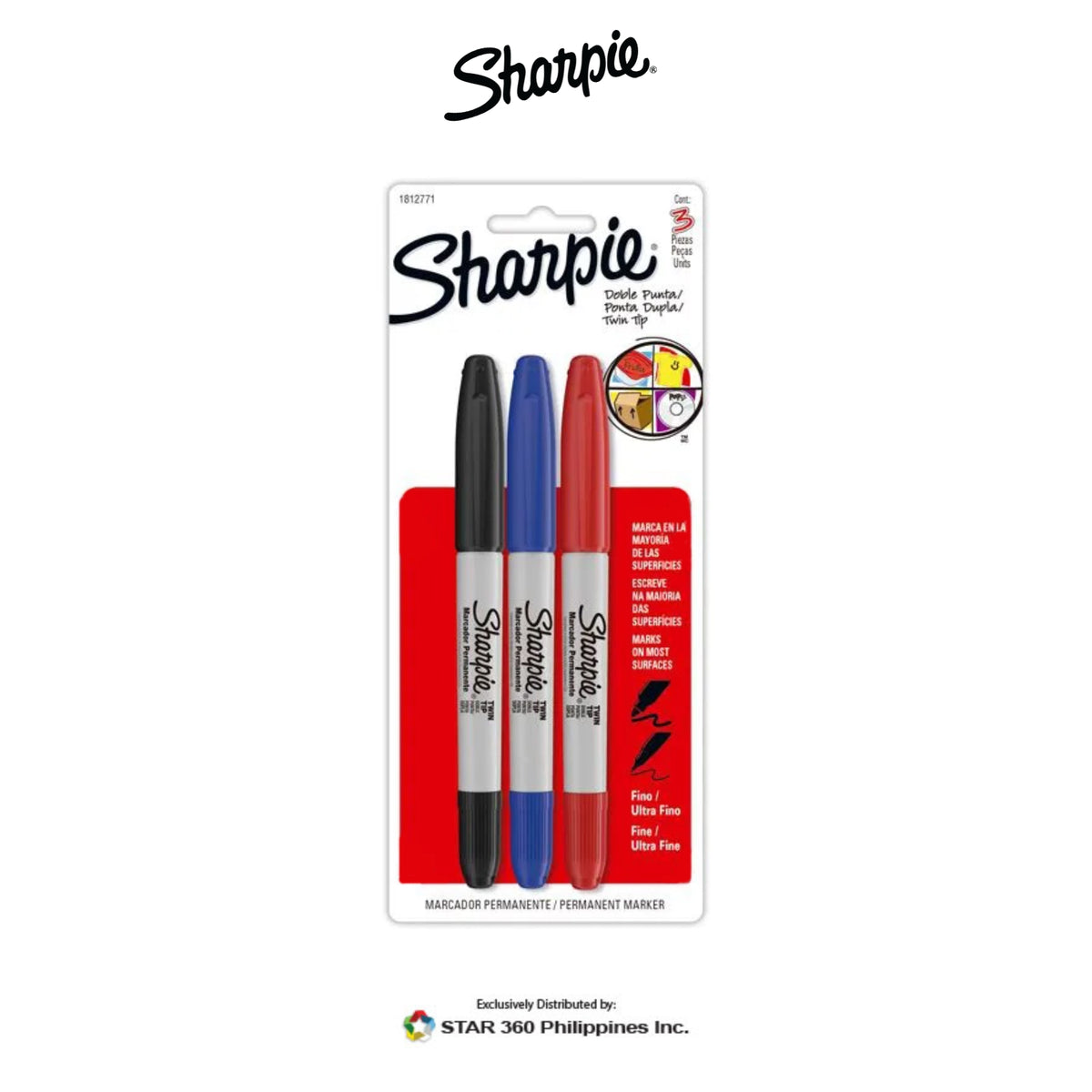 Sharpie Twin Tip Markers Sets – Star 360