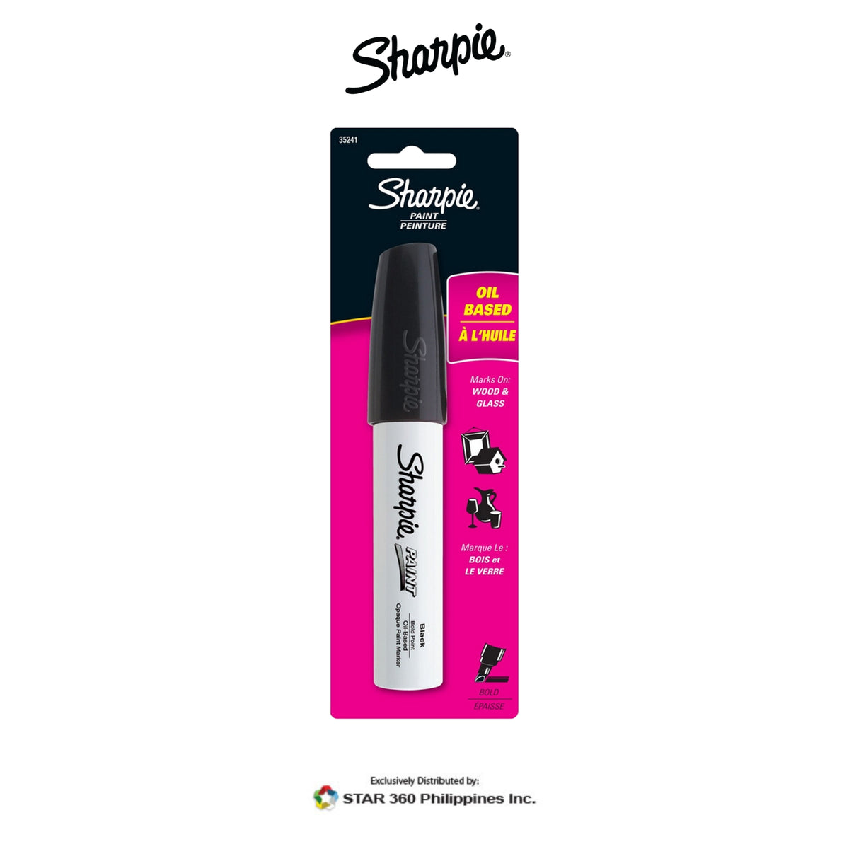 Sharpie Bold Oil Based Paint 1ct – Star 360
