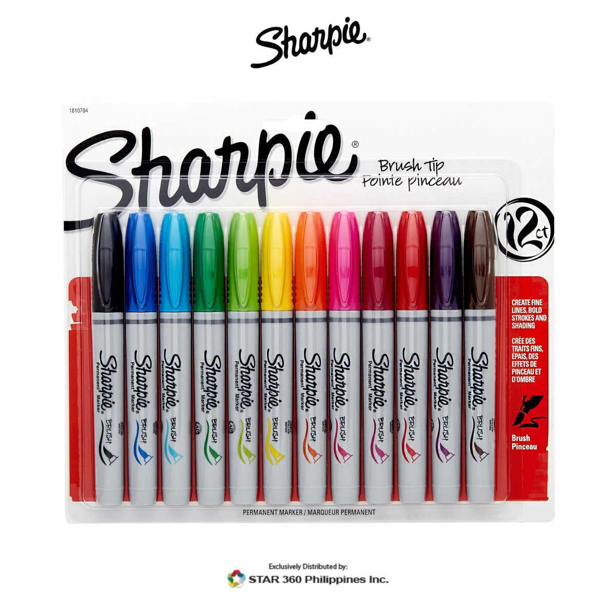 Sharpie Brush Tip Marker – Star 360