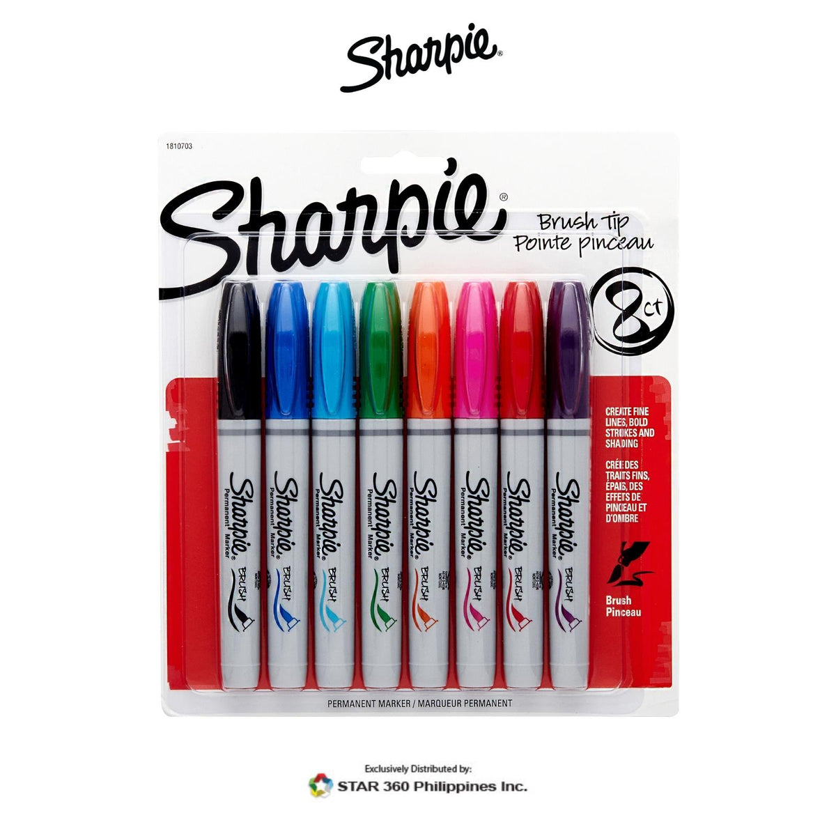 Sharpie Brush Tip Marker – Star 360