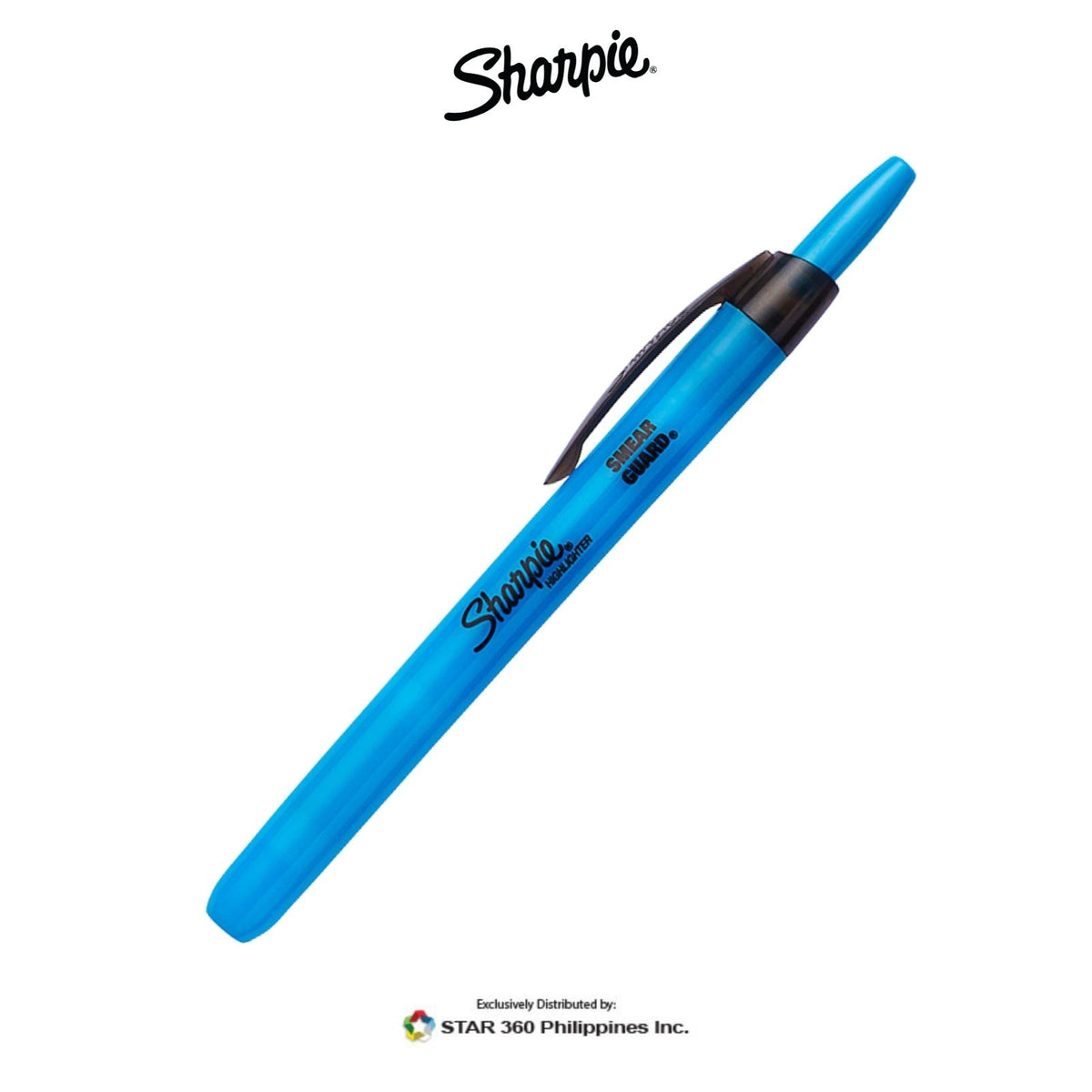 Sharpie Retractable Highlighter Fl. Blue (Box of 12) – Star 360