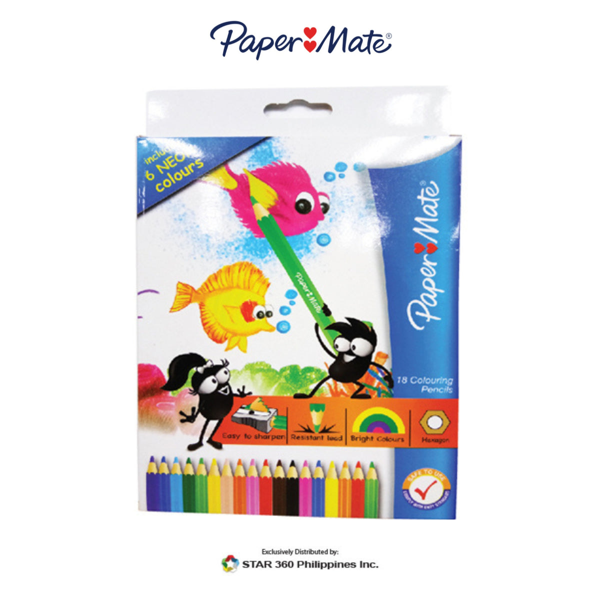 Paper Mate Jumbo Colored Pencils – Star 360