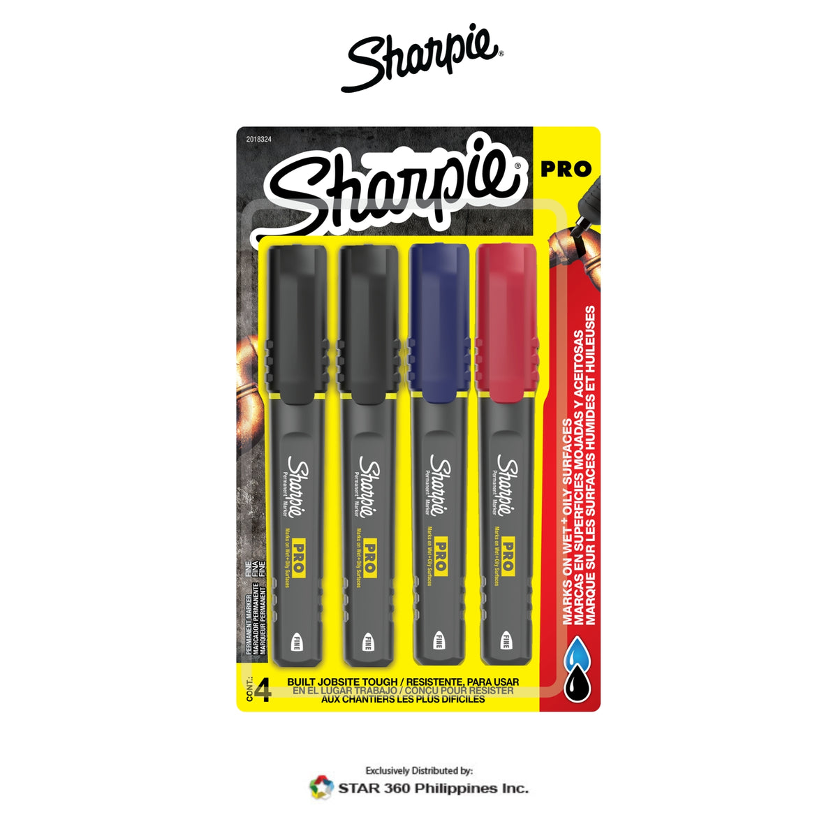 Sharpie Pro Fine Markers 4ct – Star 360
