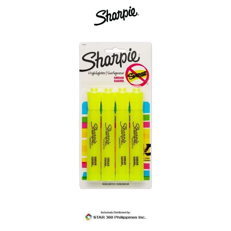 Sharpie Majortank Fl. Yellow 4ct – Star 360