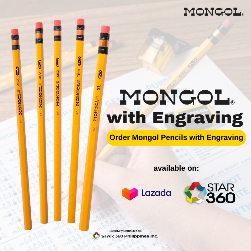 Mongol Pencil *With Engraving* – Star 360