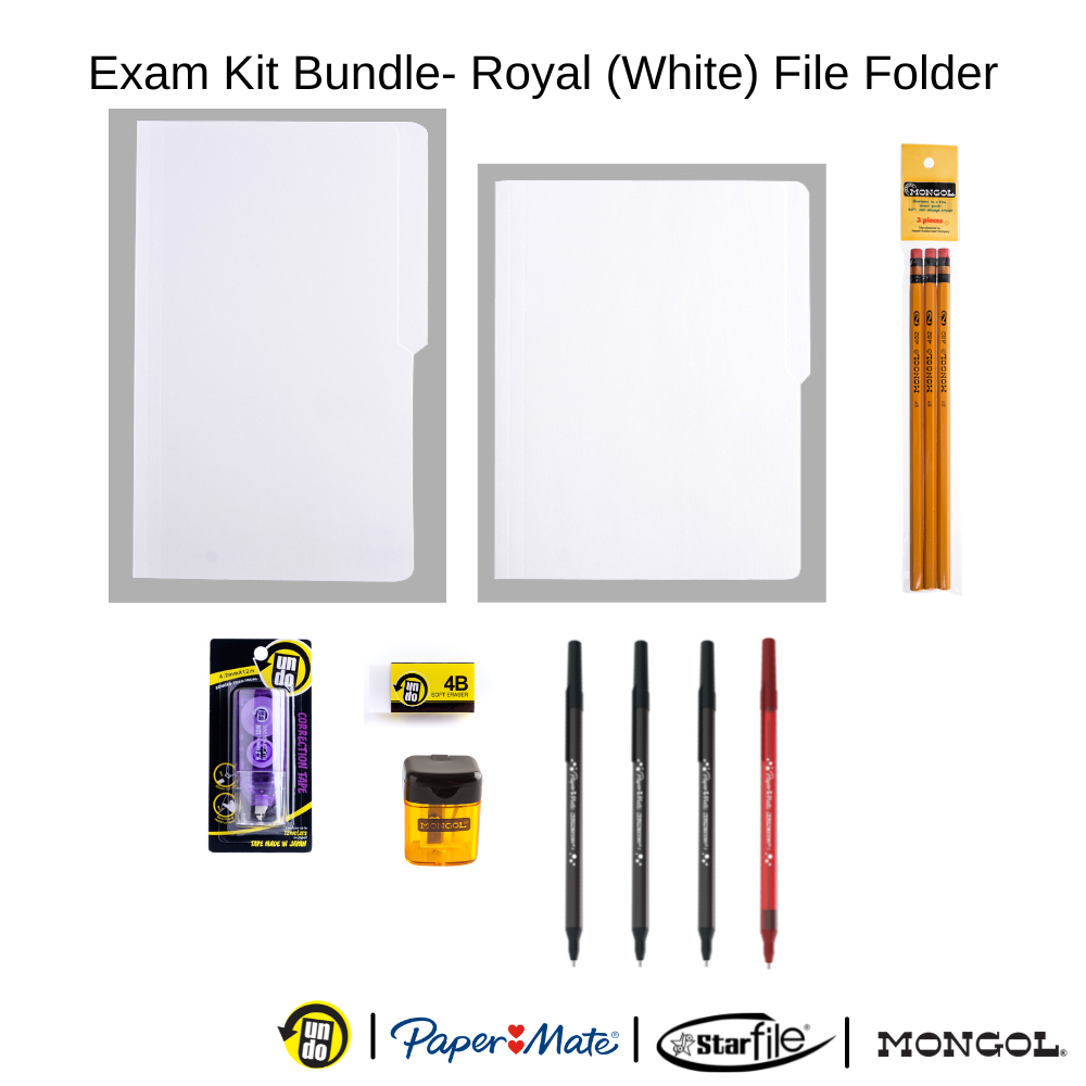 Mongol + Starfile Exam Kit Bundle (Royal/Kraft/Deep Color File Folder ...