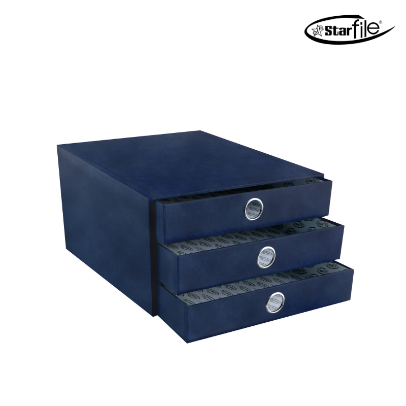 CLEARANCE SALE: Starfile Multi-tray 3 drawers (Buffalo Skin) – Star 360