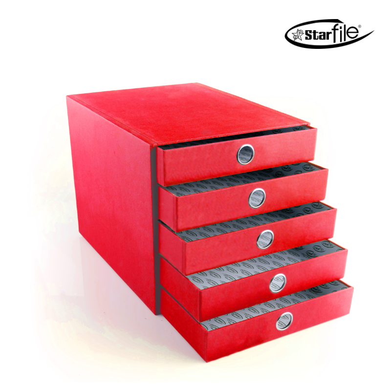 CLEARANCE SALE: Starfile Multi-tray 5 drawers (Buffalo Skin) – Star 360