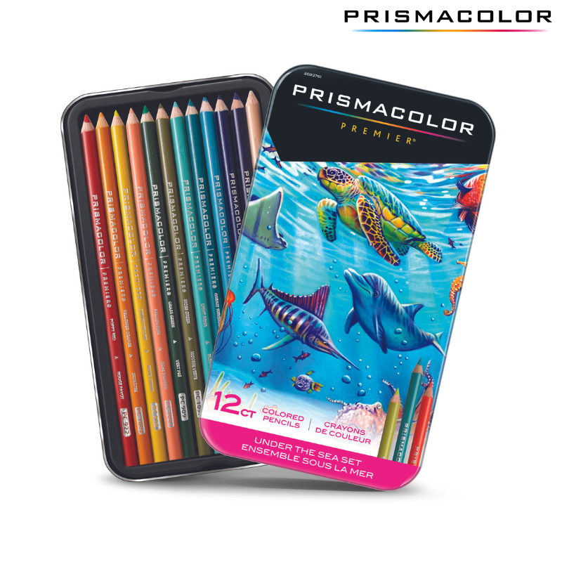 12CT Prismacolor Premier Soft Core Colored Pencil - Under the Sea ...