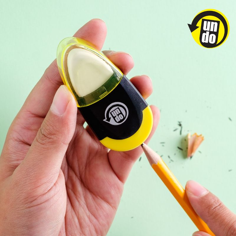 Undo 2in1 TPR Eraser with Sharpener – Star 360