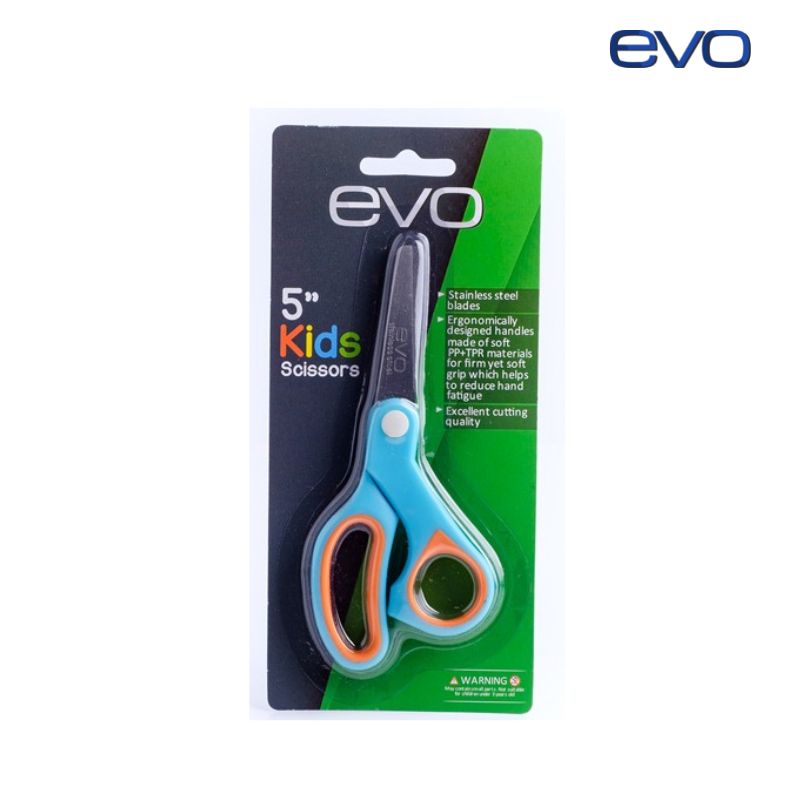 EVO 5-inch Kids Scissors PP+TPR handle – Star 360
