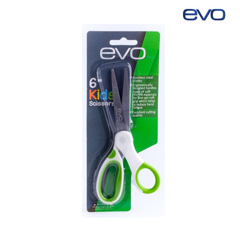 EVO 6-inch Kids Scissors PP+TPR handle – Star 360