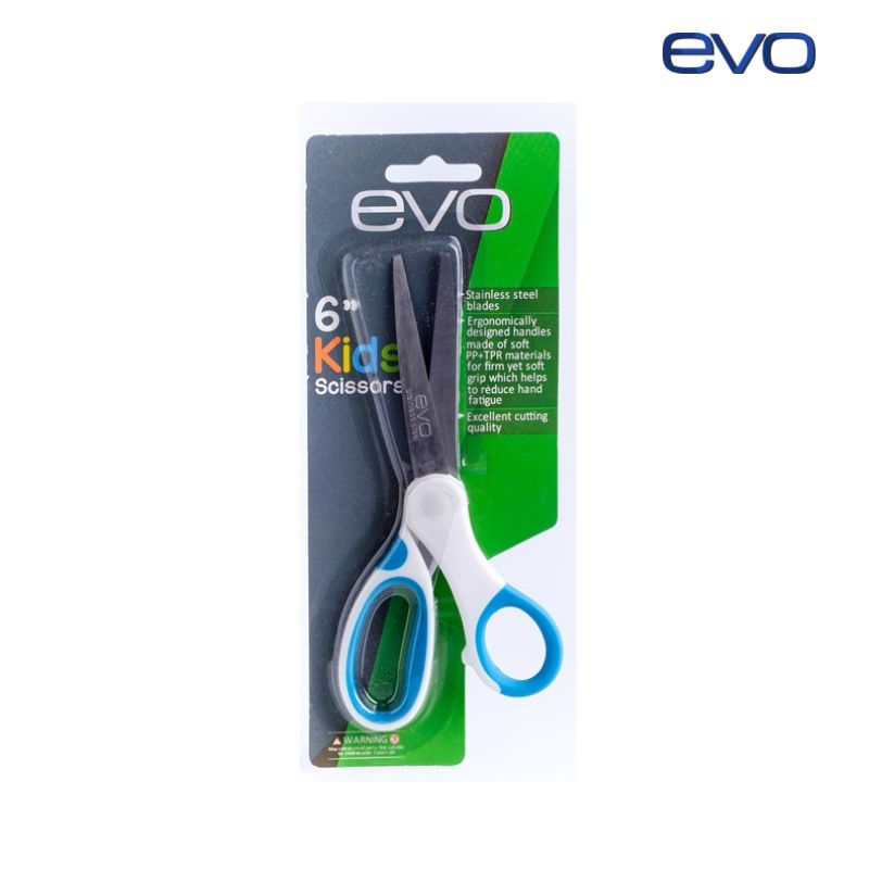 EVO 6-inch Kids Scissors PP+TPR handle – Star 360