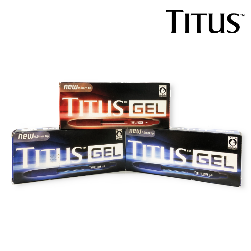 36pcs Titus Gel 0.5 Ballpen (2 BLUE + 1 RED) – Star 360