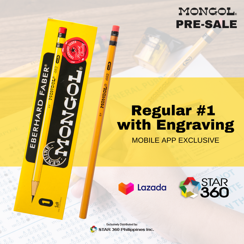 Mongol Pencil *With Engraving* – Star 360