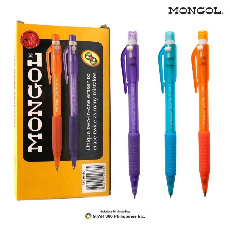 Mongol Quick Flip Mechanical Pencil – Star 360