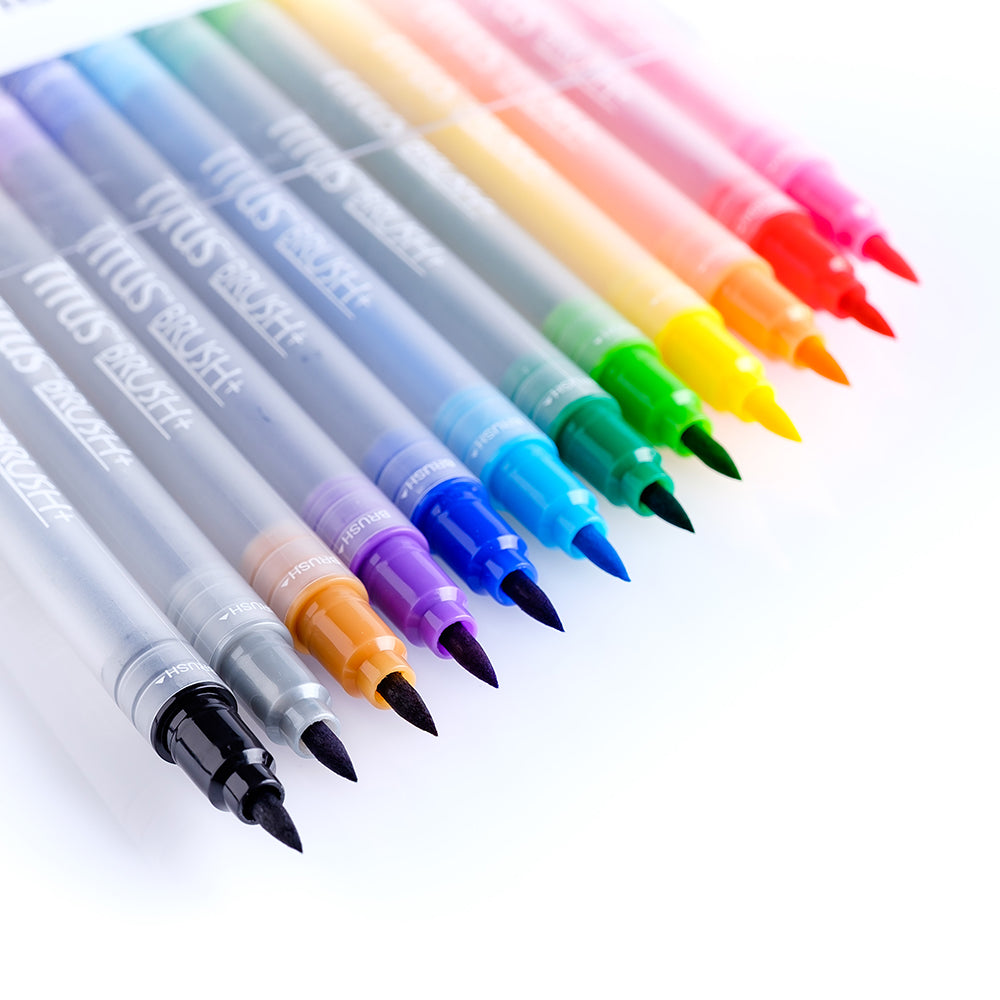 Titus Brush+ 12s Calligraphy Starter Set – Star 360